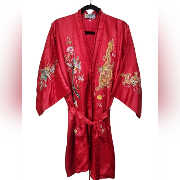 Pheonix | Intimates & Sleepwear | Vintage Pheonix 0 Silk Red ...